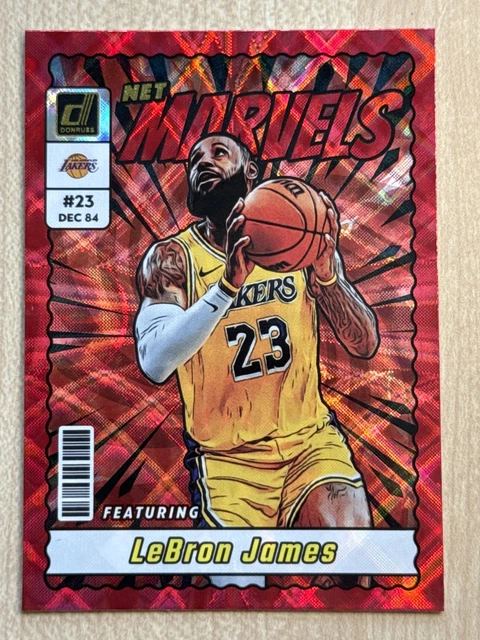 RED PANINI DONRUSS Marvels 2023-24 diamante rojo LeBron James #9 EUR 5 ...