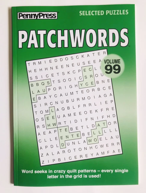 VOLUME 99 PATCHWORDS Word Seek Search Find Penny Press Selected Variety ...
