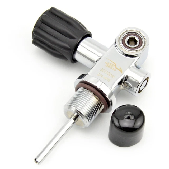 SCUBA DIVING CYLINDER Valve with DIN+YOKE Interface for Easy Connection ...