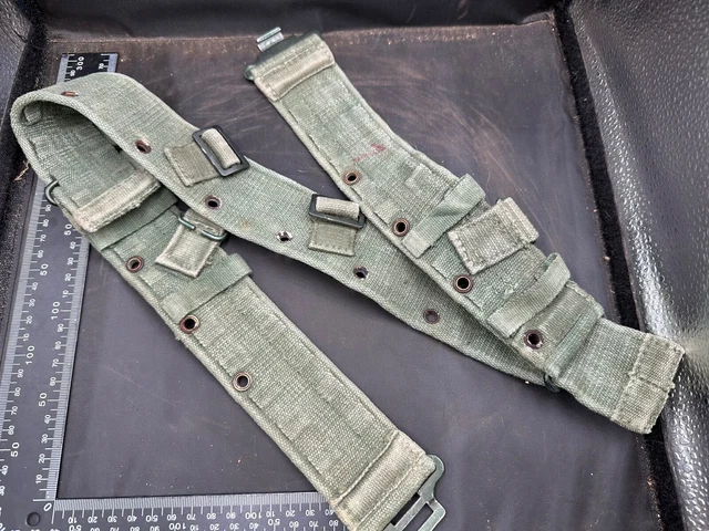 E41 ORIGINAL WW2 British Army 44 Pattern Webbing Belt EUR 46,08 ...