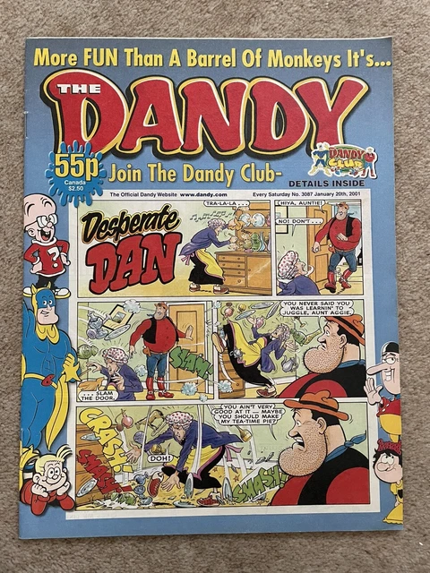 THE DANDY COMIC - Issue No. 3087 - January 20th 2001 £3.49 - PicClick UK
