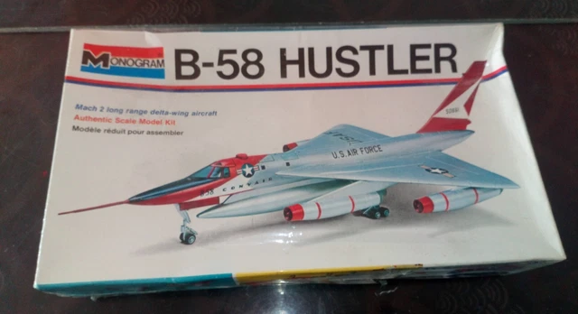 MONOGRAM ® B-58 HUSTLER kit 6821 Edt © 1973 & 1975. Factory sealed Box. EUR 56,90 - PicClick FR