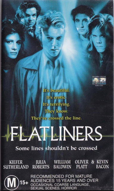 FLATLINERS KIEFER SUTHERLAND / Julia Roberts VIDEO VHS Pal SirH70 $14.95 - PicClick AU