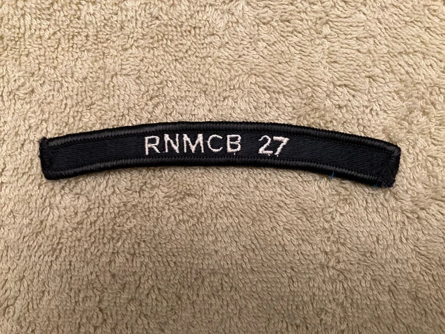 US NAVY SEABEES Rnmcb-27 Mobile Construction Battalion Uim Rocker Tab ...