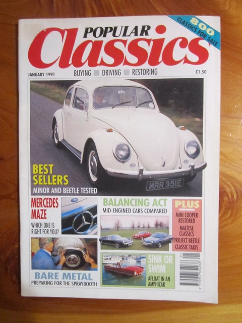 MAGAZINE POPULAR CLASSICS January 1991 Vol 2. No. 5 Great ** Must See ...