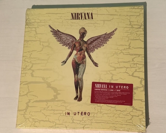 NIRVANA IN UTERO Limited Super Deluxe 20th Anniversary 3 x CD Box Set ...
