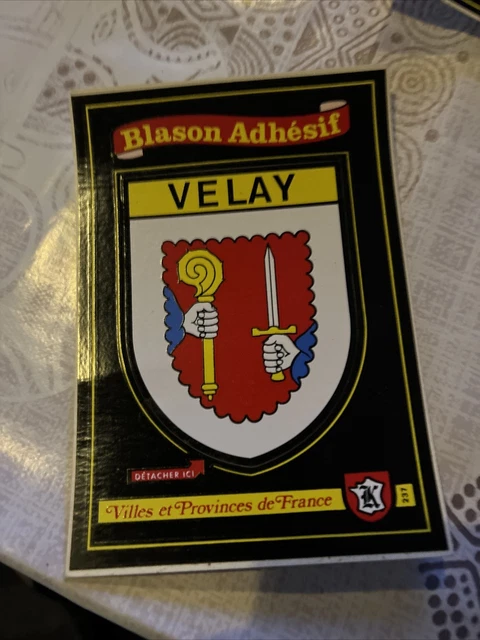 BLASON ADHÉSIF VILLES Et Provinces De France Velay EUR 2,20 - PicClick FR
