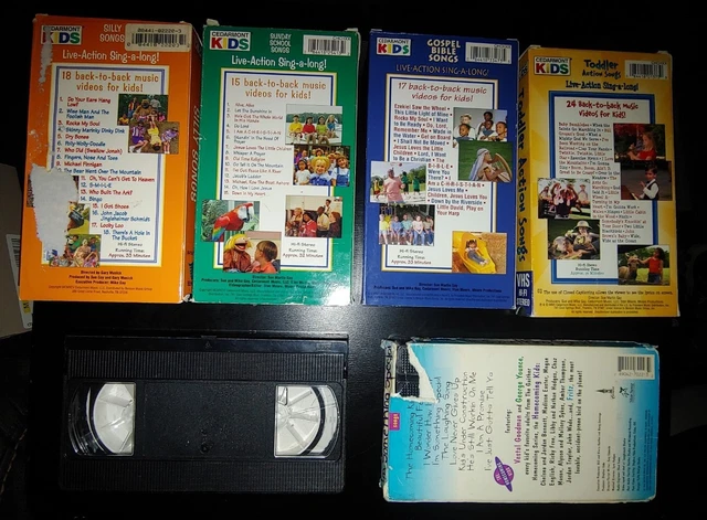 CEDARMONT KIDS BIBLE SONGS Lot of 6 VHS Maranatha Kids Praise Sampler ...