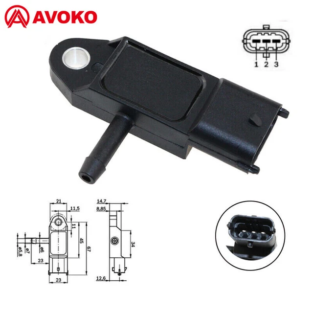 RENAULT CLIO MEGANE Scenic Trafic MAP Sensor Turbo Boost Air Pressure ...