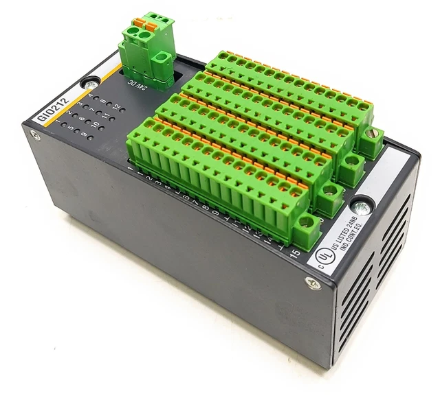 BACHMANN GIO212 UNIVERSAL Input/Output I/O PLC Module 12-Channel $326. ...