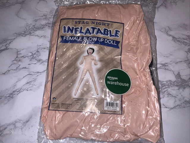 LIFE SIZE 5FT Inflatable Blow Up Female Woman Doll Stag/Hen Night Party ...