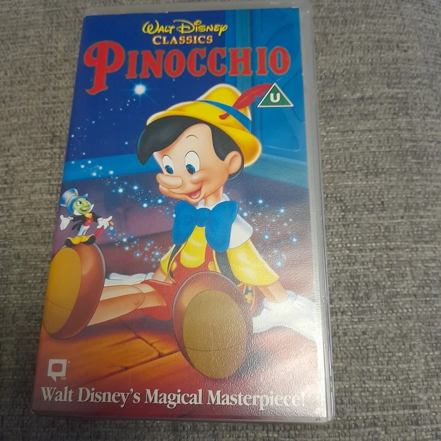 DISNEY CLASSICS VHS Video Pinocchio Robin Hood & Oliver and Company £9. ...