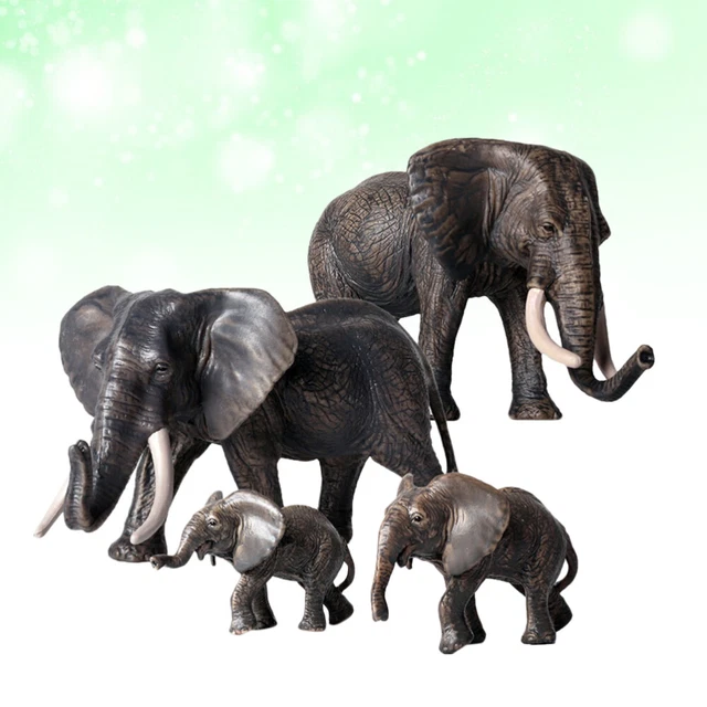 WILD ANIMALS MODEL Elephants Toy African Elephant Family £20.49 ...