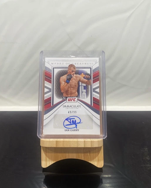IAN GARRY 2023 PANINI IMMACULATE COLLECTION UFC AUTO Marks Of Greatness ...