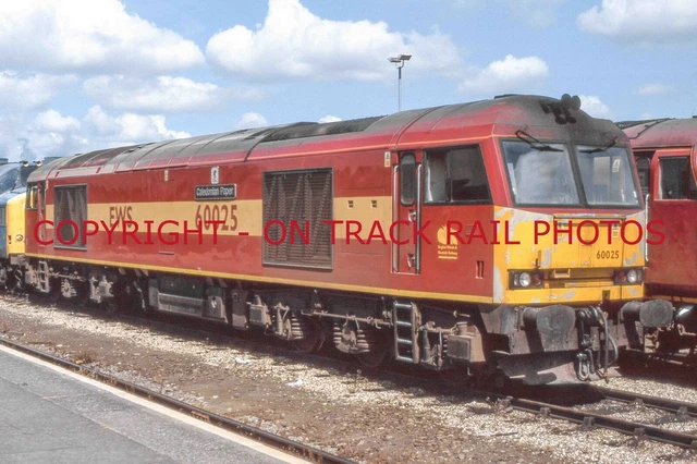 UK RAILWAY PHOTOGRAPH Of Class 60 60025. Rm60-628 £1.70 - PicClick UK