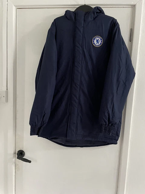 CHELSEA FOOTBALL JACKET Coat Winter Navy S £15.00 - PicClick UK