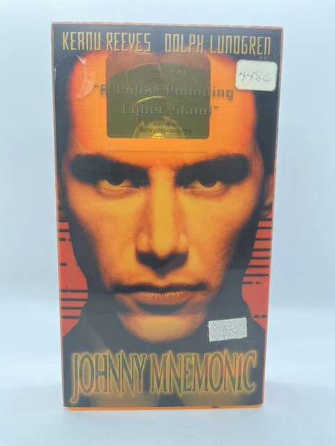 JOHNNY MNEMONIC VHS Keanu Reeves Lundgren ORANGE Tape £9.07 - PicClick UK