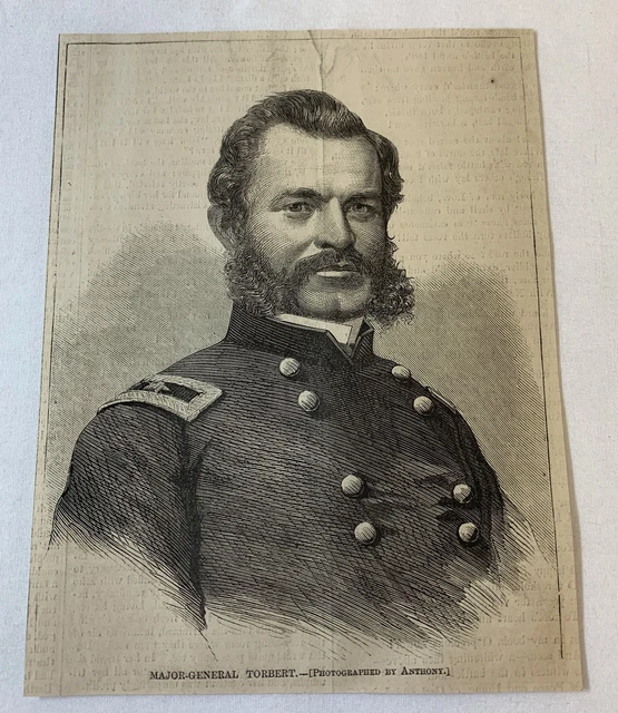 1864 REVUE GRAVURE ~ Major-General Alfred Thomas Archimedes Torbert EUR ...