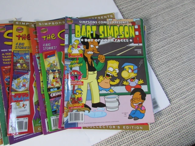 THE SIMPSONS COMIC MAGAZINES with some COLLECTORS EDITIONS x38 comics ...