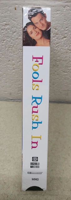 FOOLS RUSH IN - Matthew Perry - VHS Movie - Factory Sealed £30.58 ...