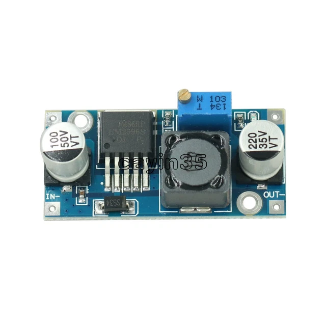 LM2596 DC-DC 1.25V-35V Step Down Adjustable Buck Converter Module Power ...