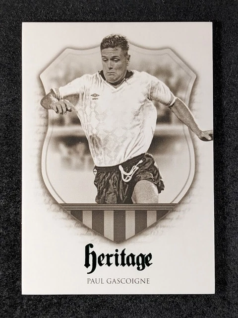 2023 FUTERA UNIQUE Football Mondial PAUL GASCOIGNE /24 Emeraude ...