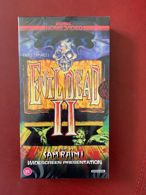 EVIL DEAD 2 Limited Edition Deluxe VHS NEW Book of the Dead Variant PAL ...