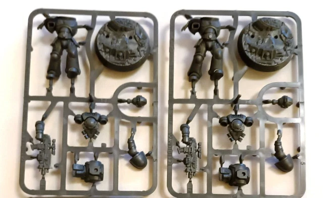 2 X WARHAMMER 40K Push Fit/Easy Build Primaris Space Marine ...