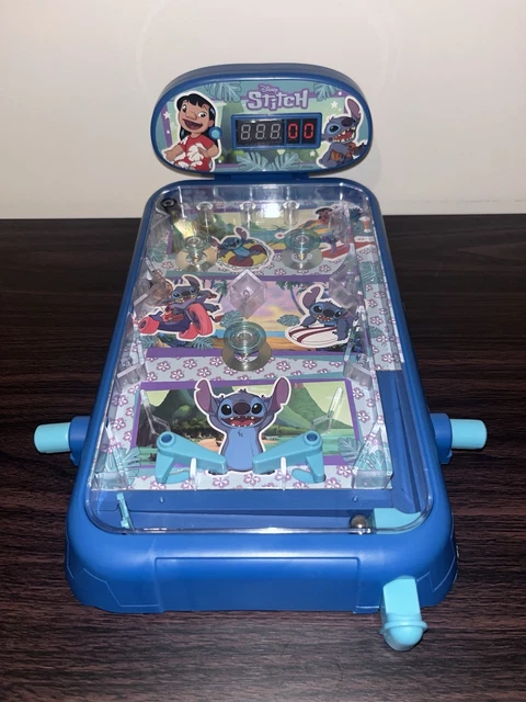 DISNEY STITCH ELECTRONIC Super Pinball Machine With Light & Sounds Gift ...