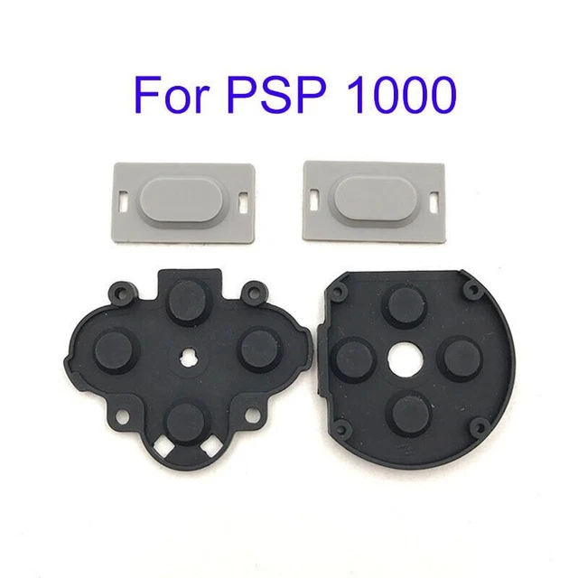 1X SET D-PAD ABXY Button Conductive Pads L&R Rubber Silicone For PSP ...