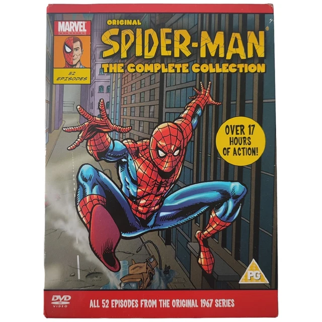 SPIDER-MAN 1967 THE Complete DVD Box Set Collection Series Season 1 2 3 ...