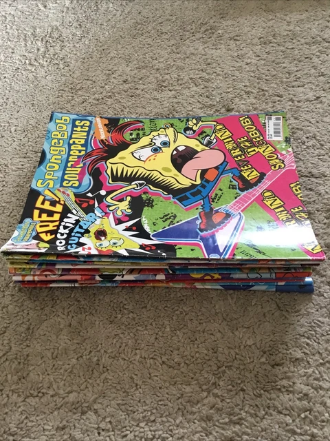 NICKELODEON SPONGEBOB SQUAREPANTS Comic Magazine Mega Bundle Deal x 17 ...