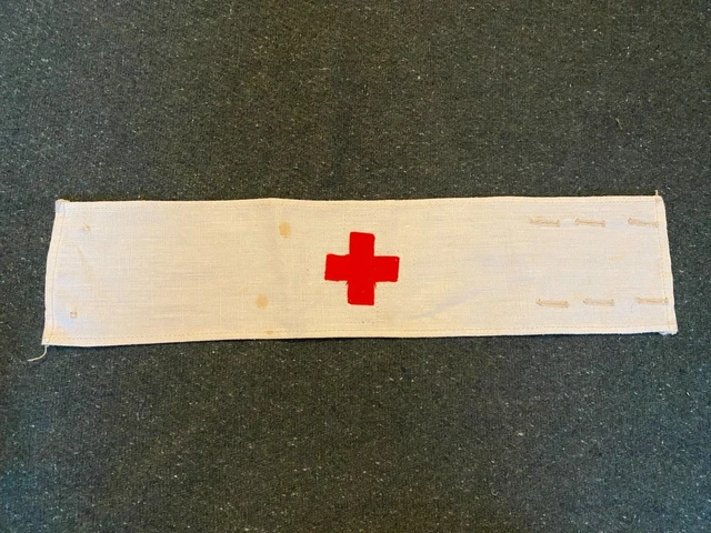 ORIGINAL WW2 BRITISH Army Royal Army Medical Corps RAMC Medics Arm Band ...