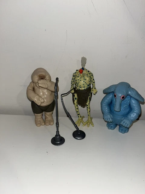 JABBA SY SNOOTLES Droopy McCool Max Rebo Band + Microfoni Kenner Star ...