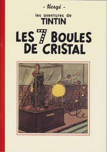 HOMMAGE A HERGE Tintin Les 7 Boules De Cristal Integrale Le Soir Noir ...