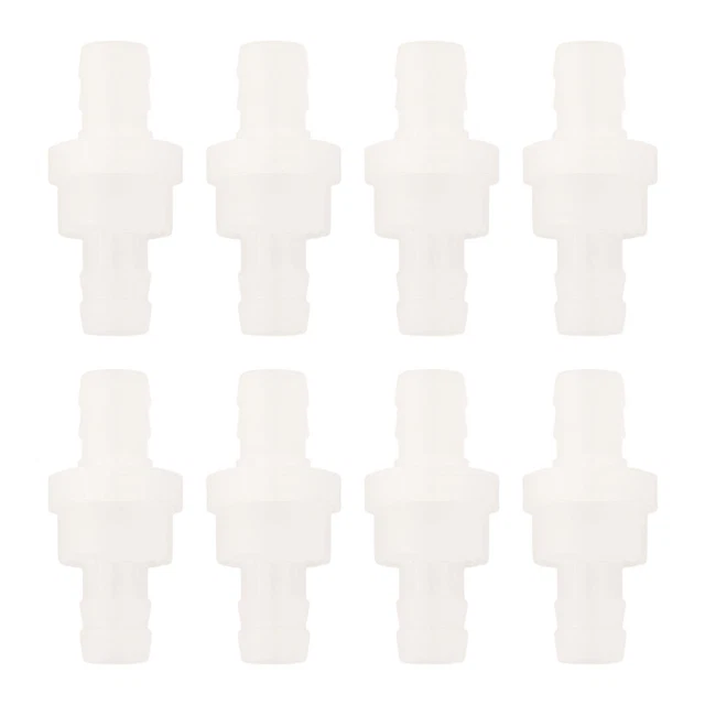 UNIDIRECTIONAL PLASTIC CHECK Valves Pack of 8 for Multiple Applications ...