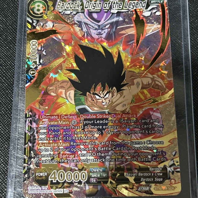 Dragon Ball Super Bardock Origin Of The Legend Bt18 148 Scr Eur 5558 Picclick Fr
