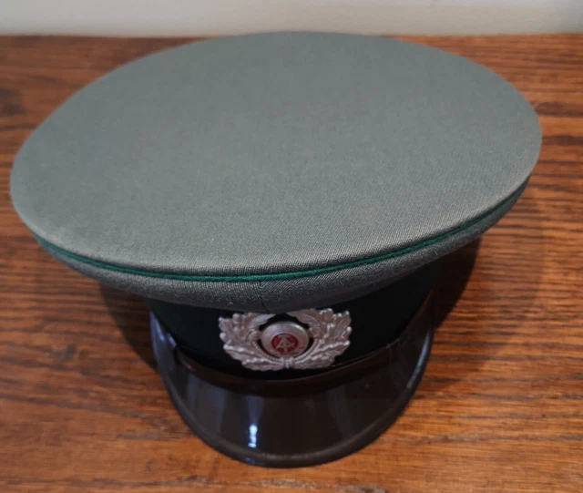 VINTAGE EAST GERMAN DDR NVA Military Visor Cap Hat Size 59 £45.95 ...