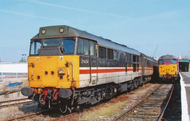 6 X 4 COLOUR RAILWAY PHOTO CLASS 31 454 AT BRISTOL TEMPLE MEADS 2004 £2 ...