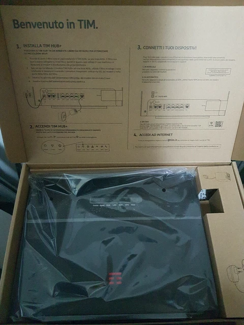 MODEM TIM HUB+ PLUS ZTE Model: ZXHN H388X NEW 2020 WiFi 6 NMU 777179 ...