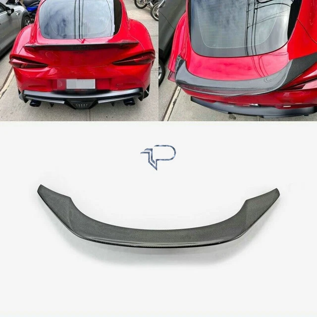 REAL CARBON FIBER Trunk Spoiler For Toyota Supra A90 A91 Coupe 2019 ...