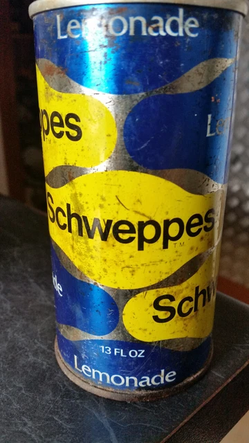 RARE VINTAGE SCHWEPPES lemonade soft drink tin can EUR 57,71 - PicClick FR