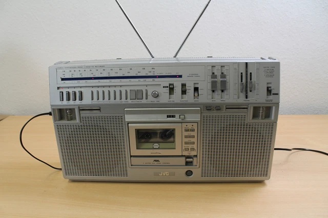 JVC RC-M80L STEREO Radio Cassette Recorder Boombox Ghettoblaster EUR ...