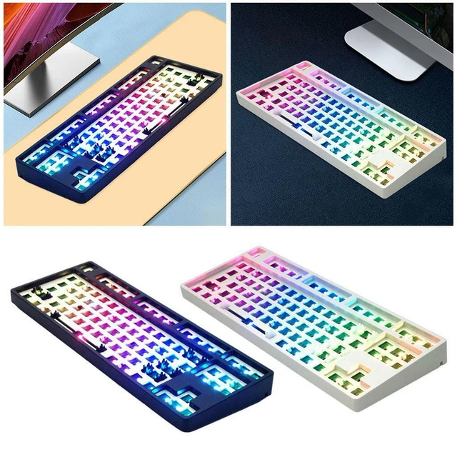 87 KEYS MODULAR Mechanical Keyboard Hot-Swappable 80% DIY Kit ...