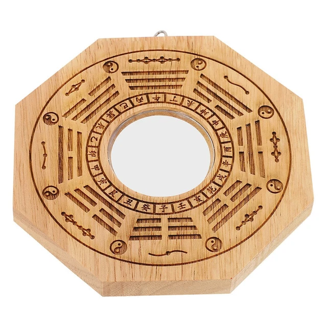 CRAFTS PENDANT REFLECTIVE Mirror Bagua Pattern Chinese Diagram Eight ...