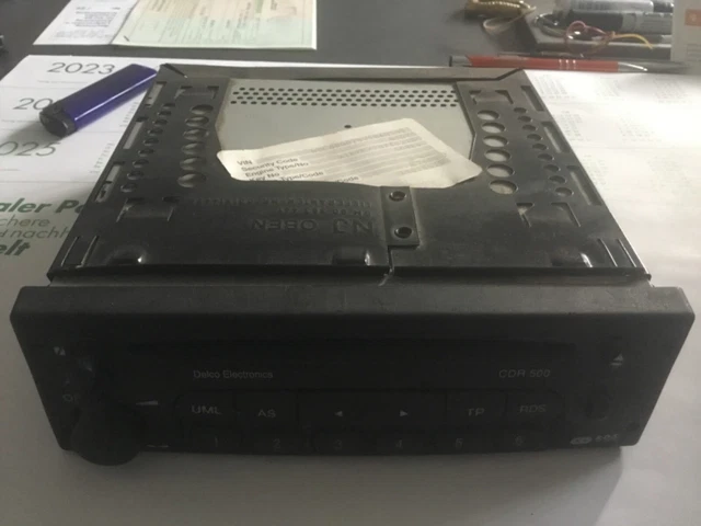 OPEL RADIO CD mit Code CDR 500 EUR 44,00 - PicClick DE