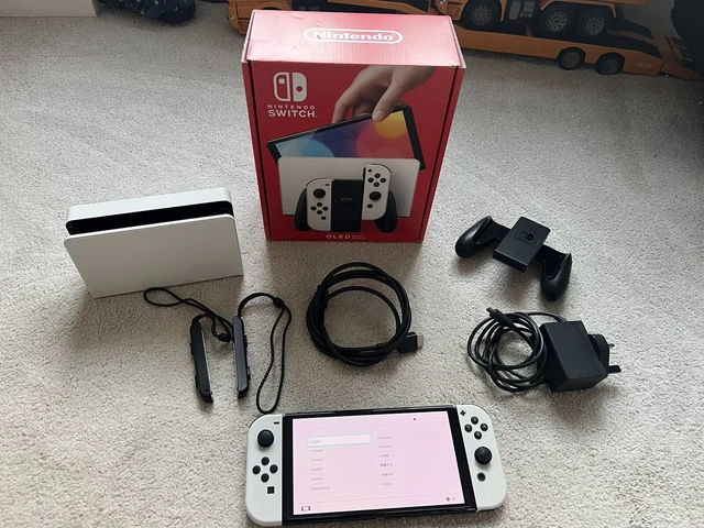 NINTENDO SWITCH OLED Model HEG-001 Handheld Console - 64GB - White £260 ...
