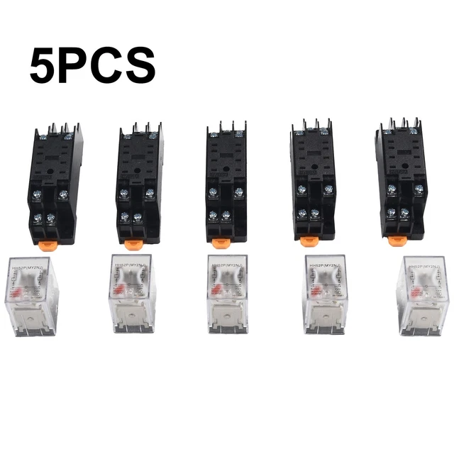 AC 24V COIL Power Relay with Red Indicator Light and Long Service Life ...