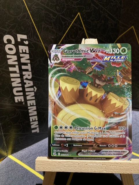 CARTE POKÉMON GORYTHMIC Vmax 023/264 Poing de Fusion Neuve FR EUR 9,90 ...
