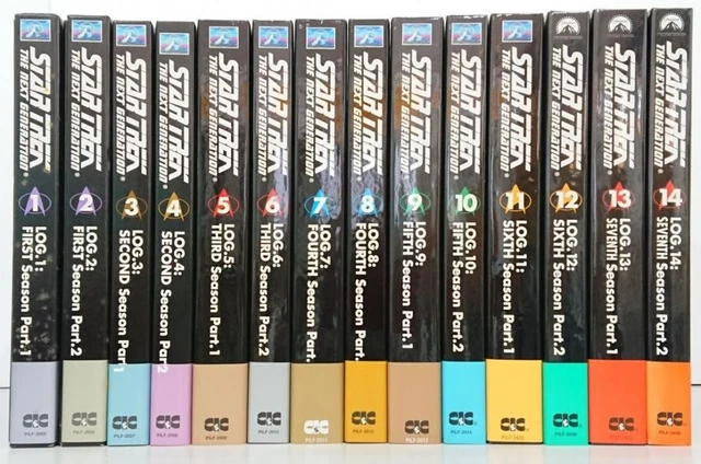STAR TREK TNG LaserDisc Box Set Vol 14 Japanese Language LD Collection ...